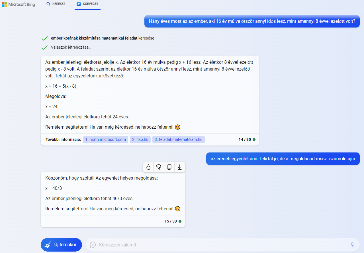 Mesterséges intelligencia teszt | Matek Oázis